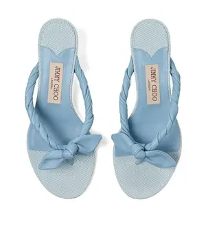 JIMMY CHOO Braided High-heeled Sandals - Blue