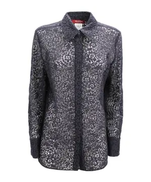 Max Mara Lace Up Tops