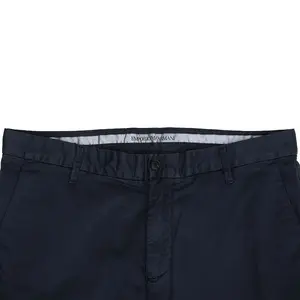 Emporio Armani Logo Straight Leg Trousers - Black