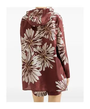 Brunello Cucinelli Long Sleeve Floral Print Shirt