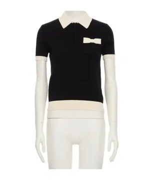Valentino Garavani Short-sleeved Bow Detail Jumper