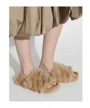 Balenciaga Furry Slides