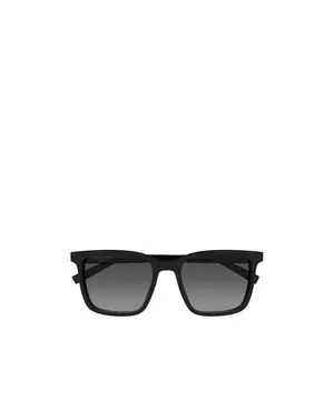Saint Laurent Square Frame Sunglasses - Black