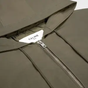 Celine Windbreaker In Nylon With Hood - No