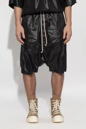 Rick Owens Drawstring Pods Shorts - Black