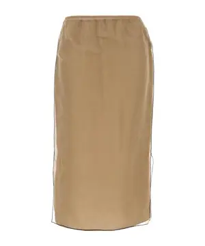 Khaite Syndi" Skirt With Side Slits