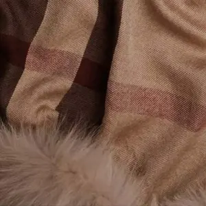 Burberry Spliced Plaid Scarf