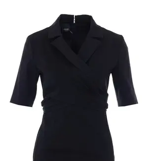Pinko Bow Detailed Slim-fit Midi Dress