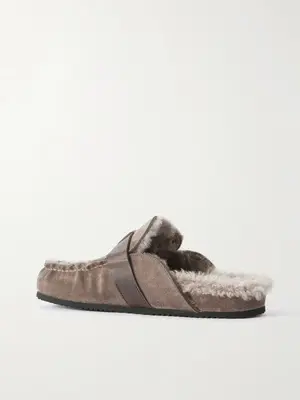 Brunello Cucinelli Round-toe Loafers With Monili Beads