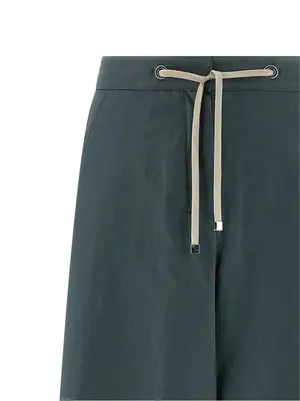 Max Mara Gufo Drawstring Wide-leg Pants
