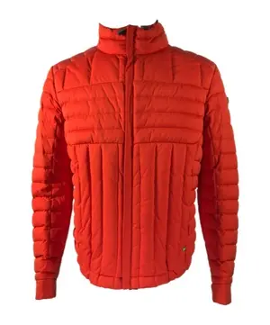 Hugo Boss Quilted Down Jacket With Stand Collar