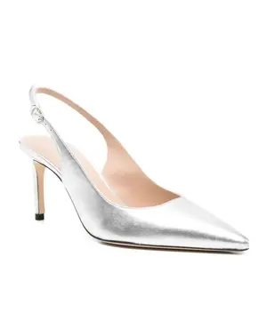 STUART WEITZMAN Pointed-toe Slingback High-heeled Sandals