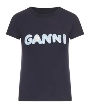 GANNI Crewneck T-shirt
