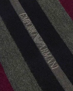 Emporio Armani Logo Inlaid Scarf