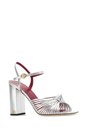 Valentino Garavani Laminated Knot Detail Sandals