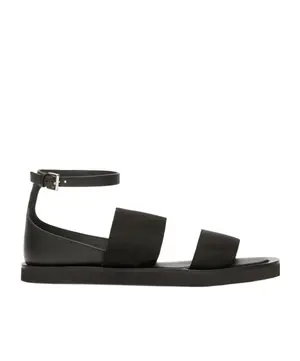 Max Mara Leather Flat Sandals