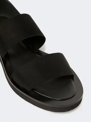 Max Mara Leather Flat Sandals