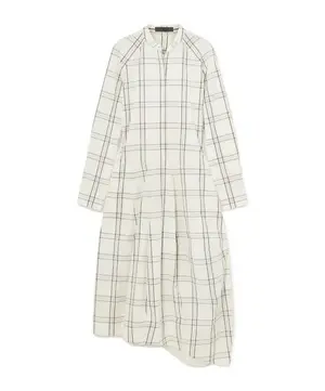 Tibi Checked Cotton-poplin Midi Shirt Dress - No