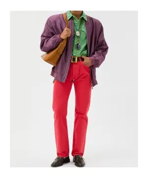 Versace Straight-leg Medusa Jeans - Red
