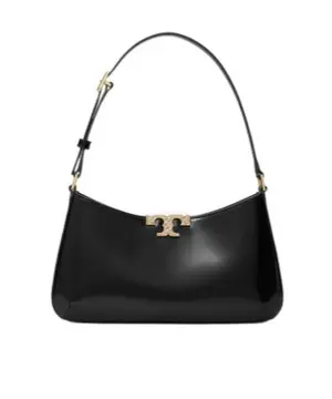 Tory Burch Eleanor Slim Shoulder Bag With Embellishments - Black