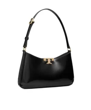 Tory Burch Eleanor Slim Shoulder Bag With Embellishments - Black