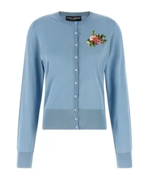 Dolce & Gabbana Floral Embroidered Cardigan