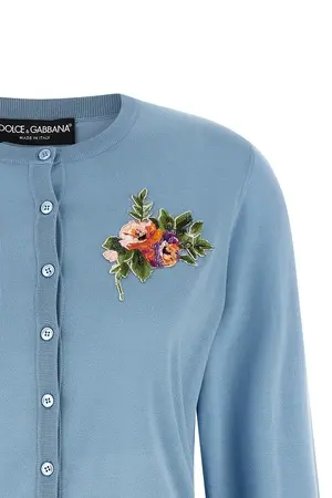 Dolce & Gabbana Floral Embroidered Cardigan