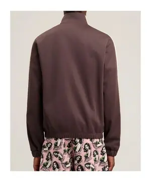 Palm Angels Logo Striped Track Jacket - Tan
