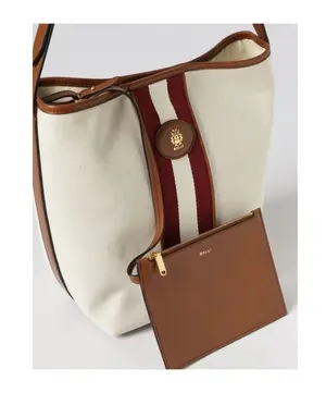 Bally Sign Stripe Shoulder Bag