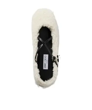 JIMMY CHOO Patent Trimmed Ballet Flats - Multicolor