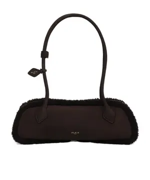 Alaïa Le Teckel Medium Shoulder Bag - Maroon