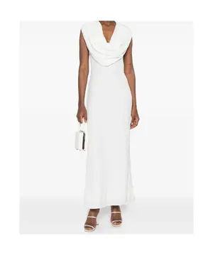 ROTATE BY BIRGER CHRISTENSEN Cowl Neck Sleeveless Maxi Dress
