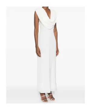 ROTATE BY BIRGER CHRISTENSEN Cowl Neck Sleeveless Maxi Dress