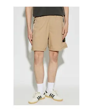 Stone Island Loose Fit Wide Leg Shorts