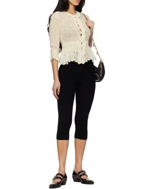 Chloé Ruffled Cropped Cardigan