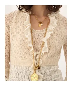Chloé Ruffled Cropped Cardigan