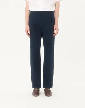 Valentino Garavani Pleated Straight Leg Tailored Trousers