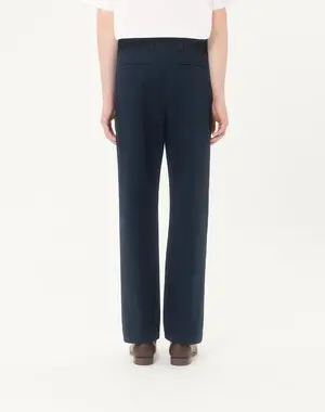 Valentino Garavani Pleated Straight Leg Tailored Trousers