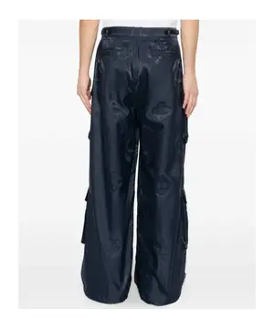 Casablanca Straight-leg Cargo Trousers With Monogram Pattern