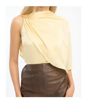 ROTATE BY BIRGER CHRISTENSEN Draped Cape Insert Top