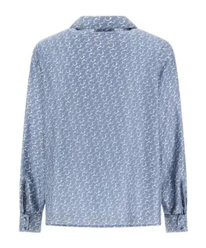 Herno Printed Long Sleeve Shirt - Light Blue
