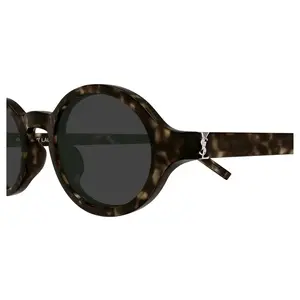 Saint Laurent Oval Frame Sunglasses - Black