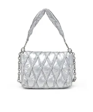 DIESEL® Charm-d Shoulder Bag - Silver