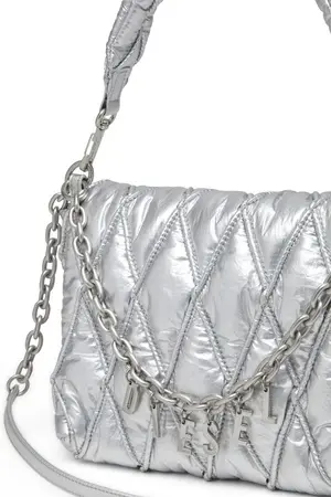 DIESEL® Charm-d Shoulder Bag - Silver