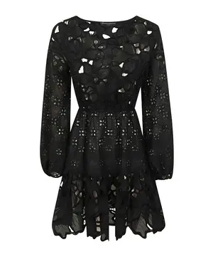Ermanno Scervino Broderie Anglaise Mini Dress