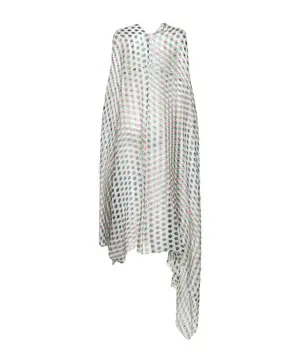 Dries Van Noten Asymmetrical Printed Draped Dress - Multicolor