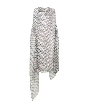 Dries Van Noten Asymmetrical Printed Draped Dress