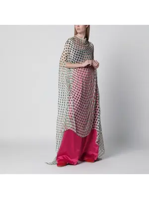 Dries Van Noten Asymmetrical Printed Draped Dress