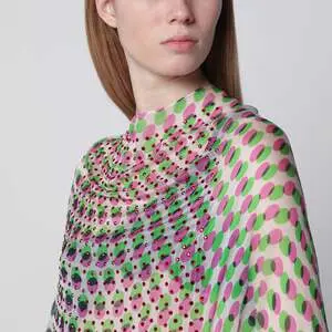 Dries Van Noten Asymmetrical Printed Draped Dress