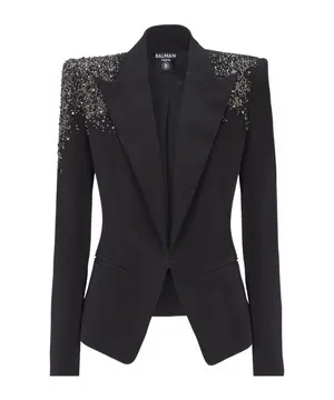 Balmain Embellished Crepe Jacket